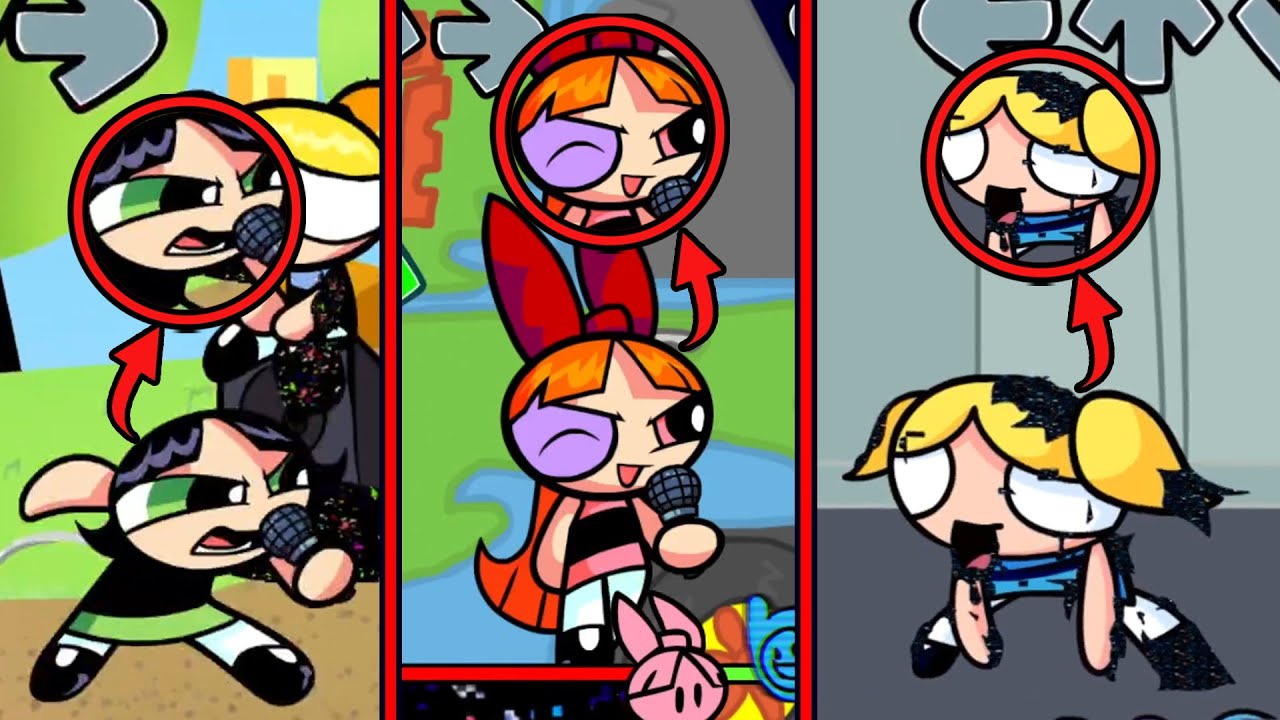 References in Pibby VS Corrupted Powerpuff Girls x FNF | Come and Learn ...