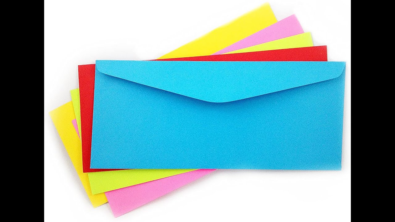 Envelop making on press. - YouTube