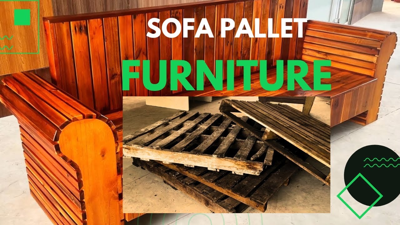 DIY Pallet Sofa: Build a "Million-View" Sofa from Scrap Wood - YouTube