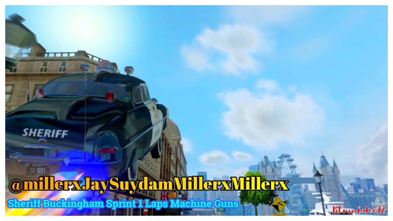 Cars 2 The Video Game | Sheriff - Battle Race (Machine Guns ...
