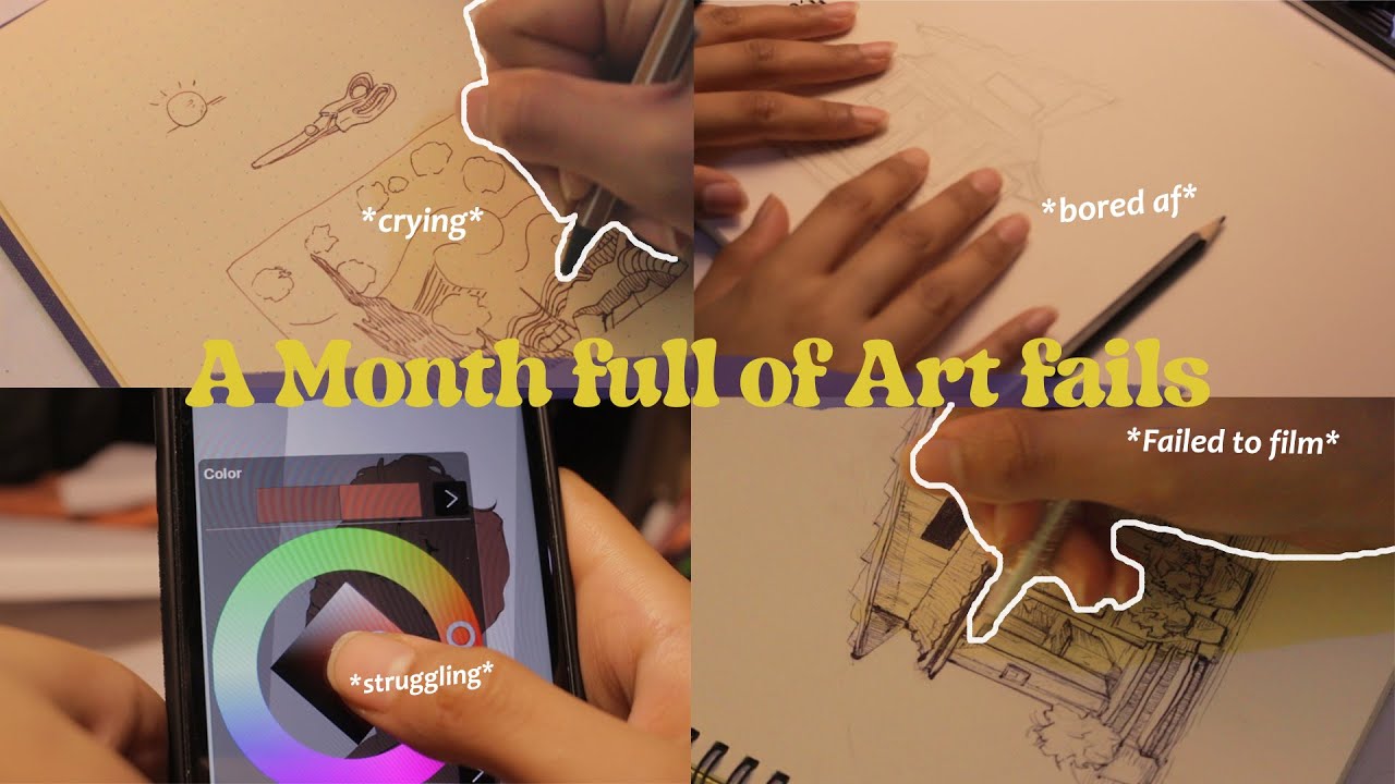 Art Fails: A month of disastrous creations *what is art even* ( Art ...