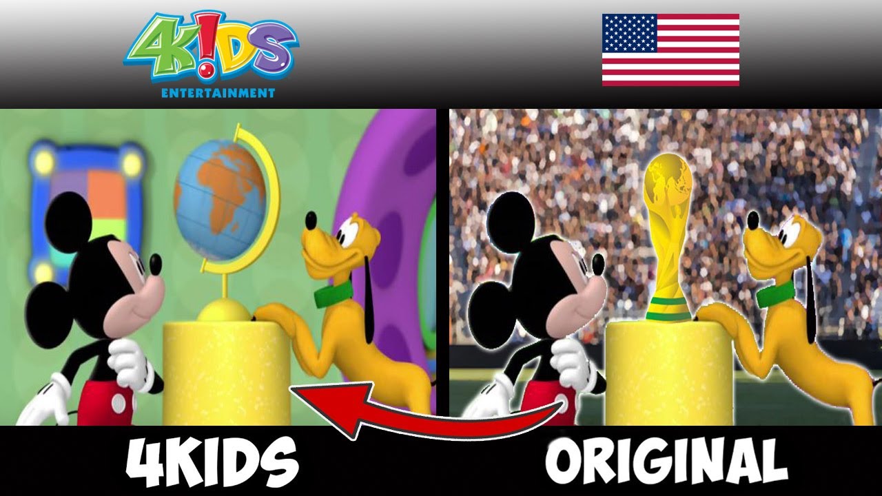 4kids Censorship in MICKEY MOUSE Clubhouse Party Full - YouTube