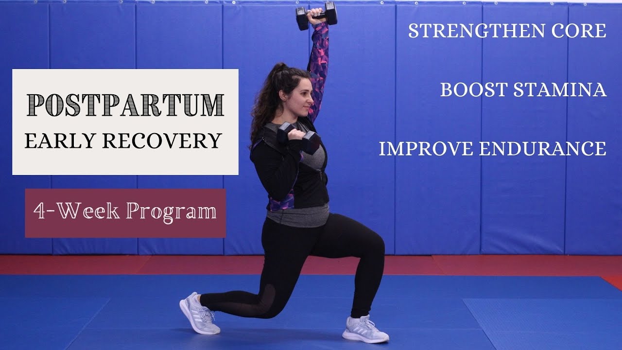 Postpartum EARLY RECOVERY Program | 4-Week Program - YouTube