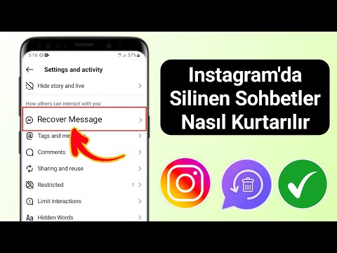 Instagram'da Silinen Sohbetler Nasıl Kurtarılır (Yeni Yöntem) | Instagram Sohbetlerini Kurtar