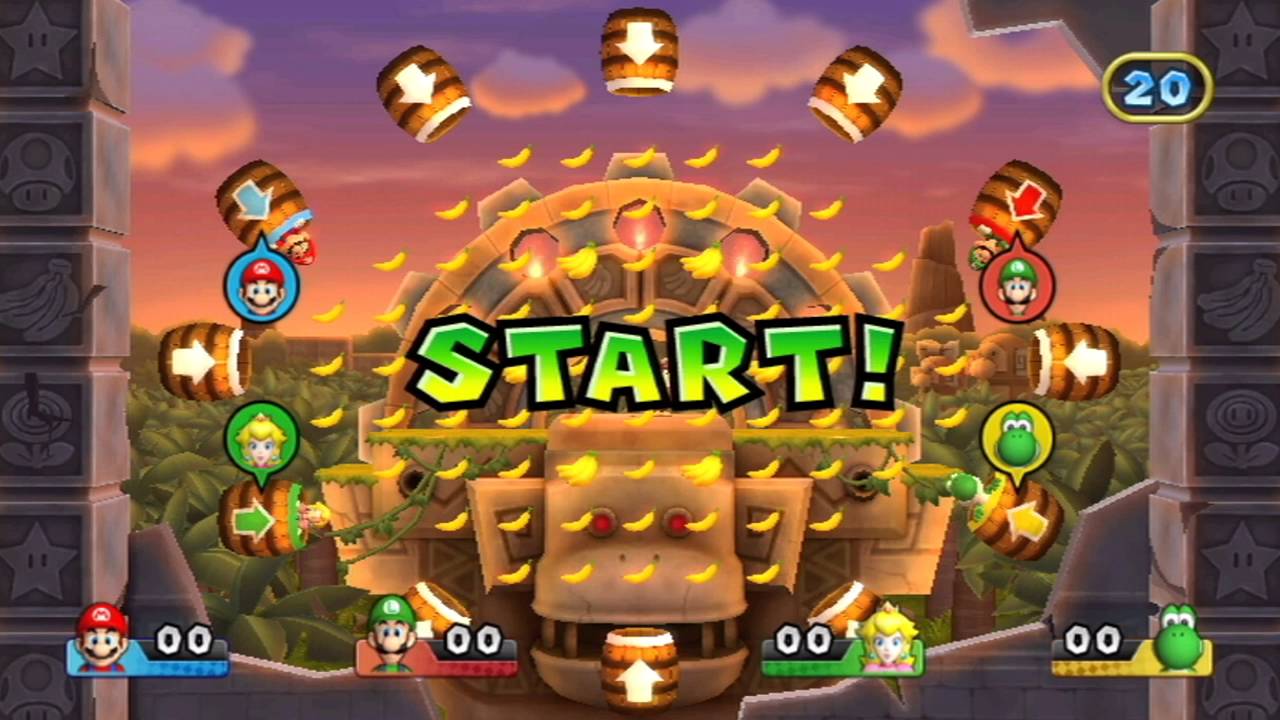 Mario Party 9 | Diddy's Banana Blast - YouTube