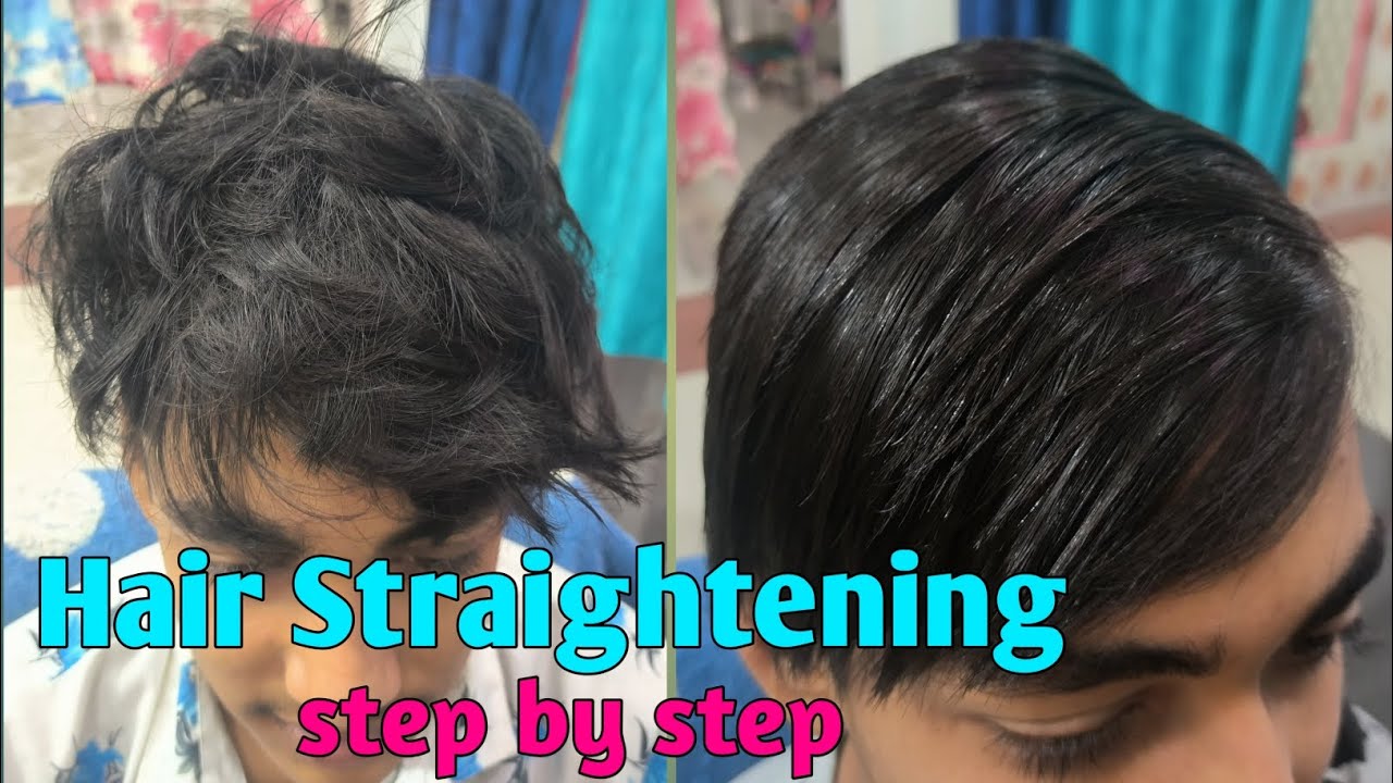 Hair Straightening Step by Step | Hair Straight Kaise kare | Hair ...