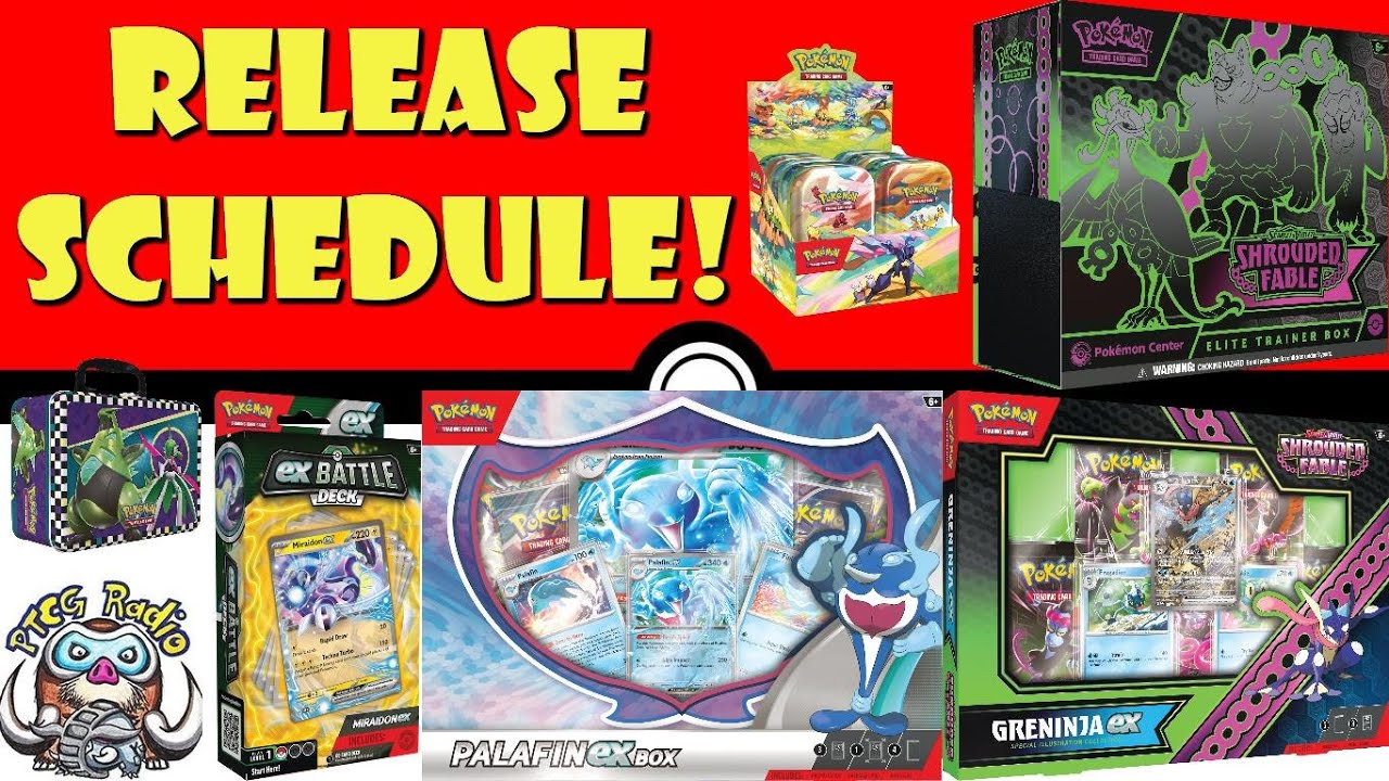 The Complete Pokémon TCG Release Schedule! BIG Update! (Pokémon TCG ...