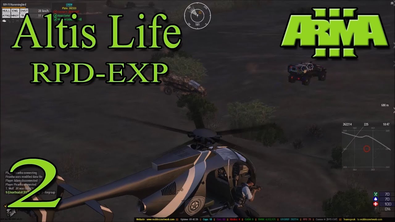 ArmA 3 -- Altis Life -- RGN -- RPD-EXP -- Episode 2 - YouTube