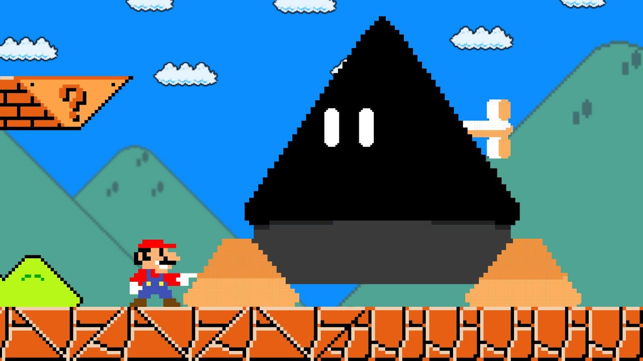 Cat Mario: Super Mario Bros. but Everything Mario touch turn to ...