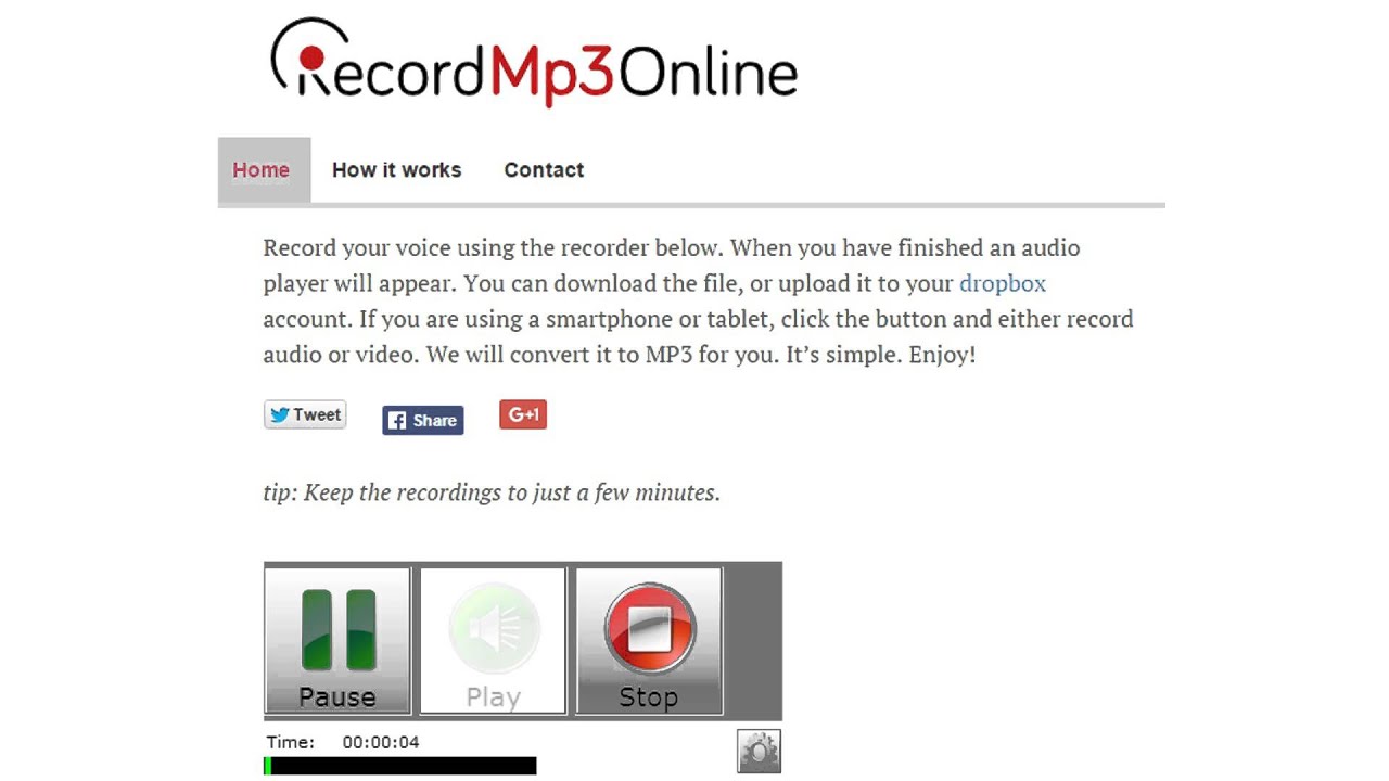 TUTORIAL RECORD MP3 ONLINE II - YouTube