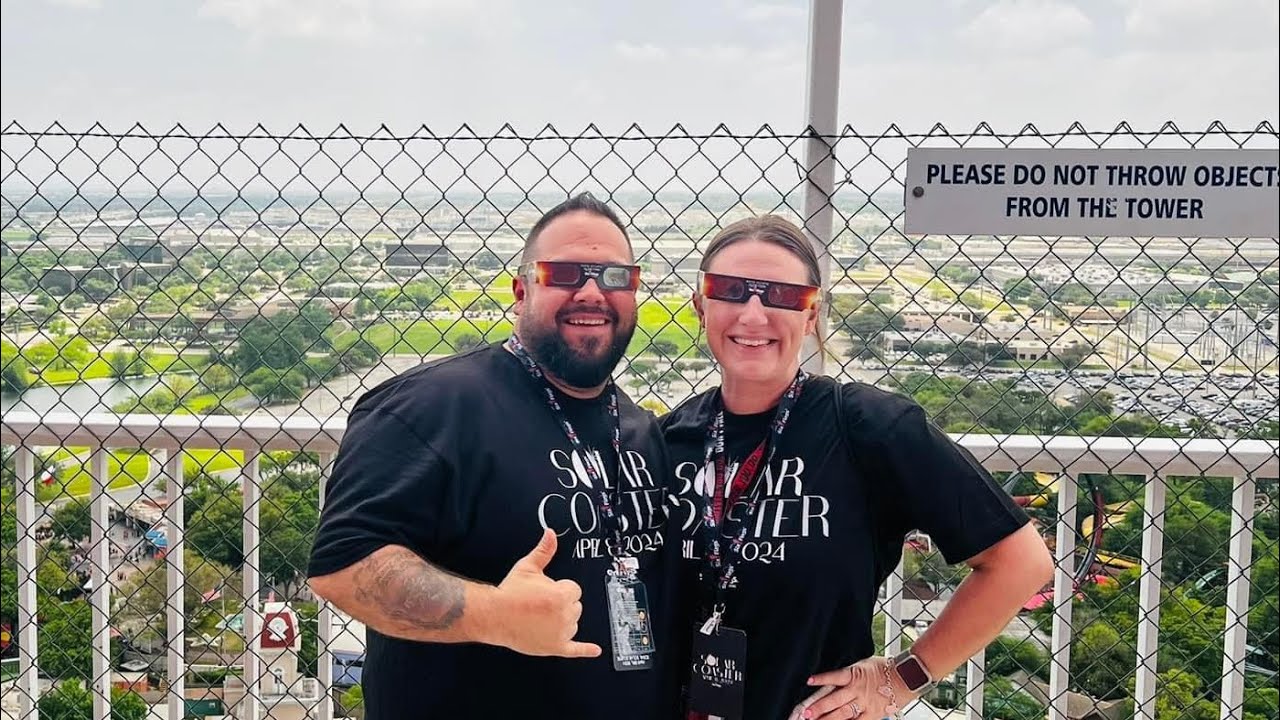 Solar Coaster event at Sixflags Over Texas 2024 - YouTube