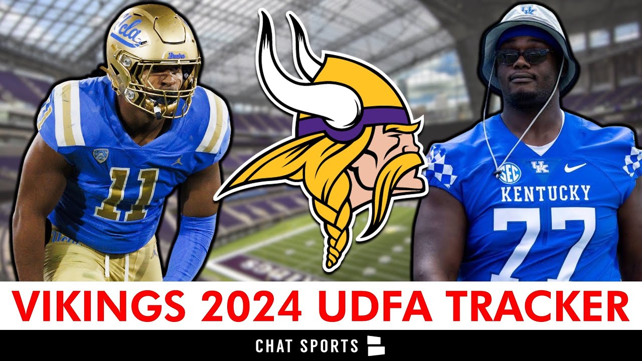 Vikings UDFA Tracker: Minnesota Signs These UDFAs After 2024 NFL Draft Ft. Gabriel Murphy - YouTube