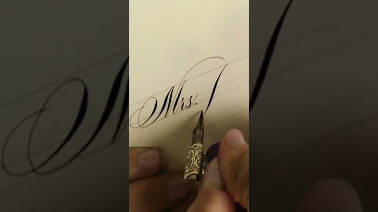 Envelope Calligraphy x Suzanne Cunningham - YouTube