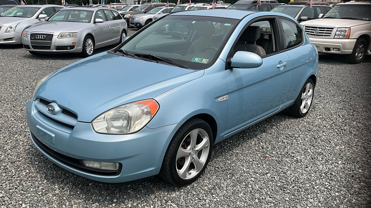 2008 Hyundai Accent 2 Door Hatchback **5 Speed Manual** - YouTube