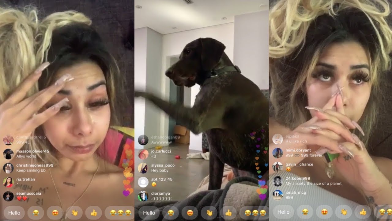 Ally Lotti’s dog can SEE Juice WRLD there with her!? - YouTube