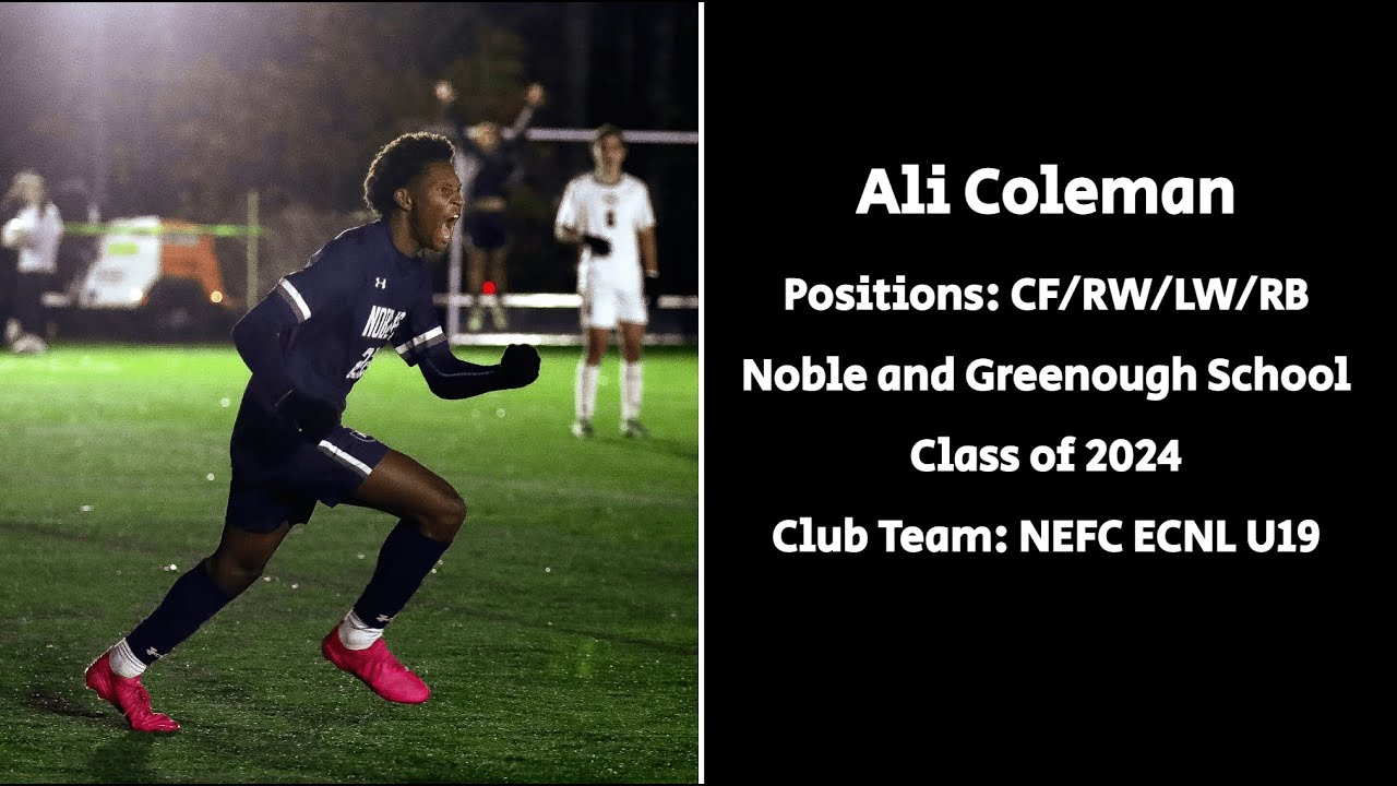 Ali Coleman - NEFC ECNL U19 - Spring 23' Highlights - YouTube