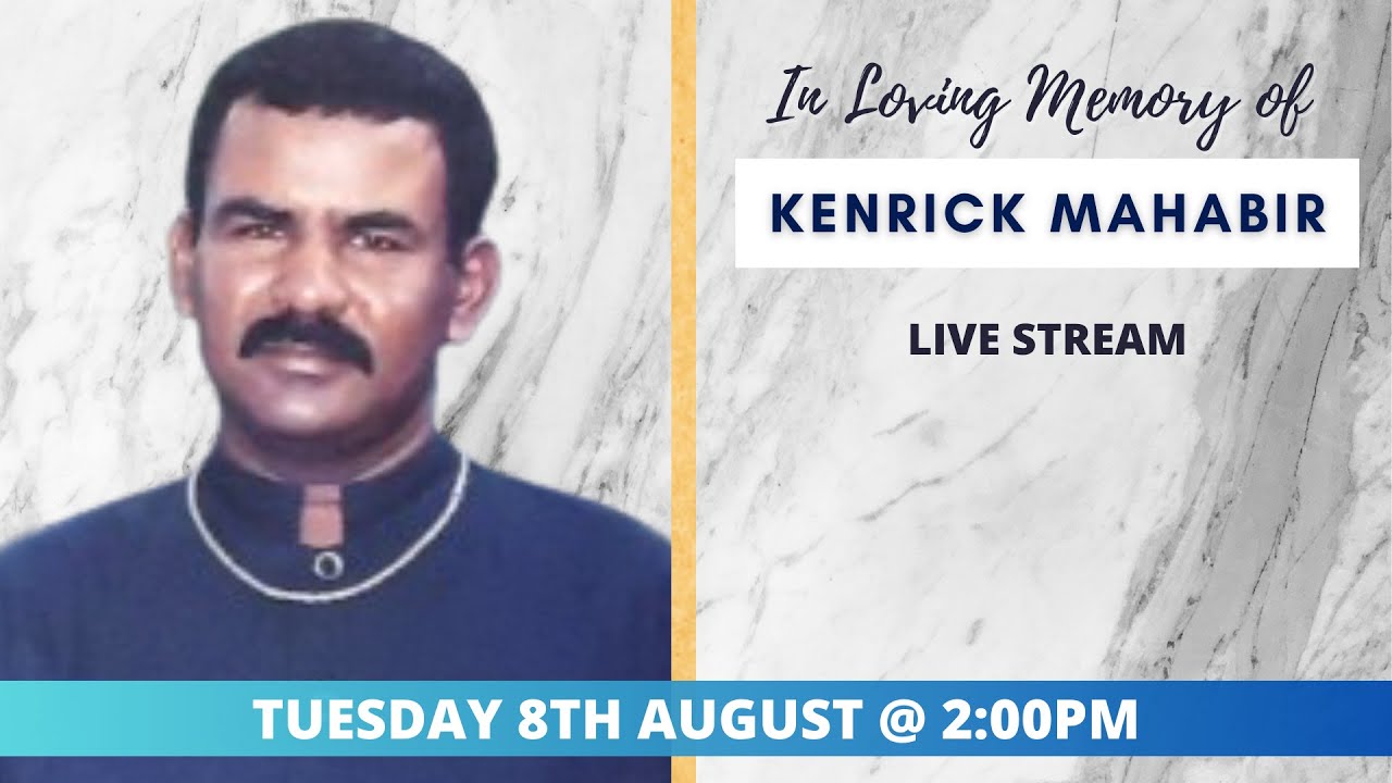 Celebrating the life of Kenrick Mahabir - YouTube