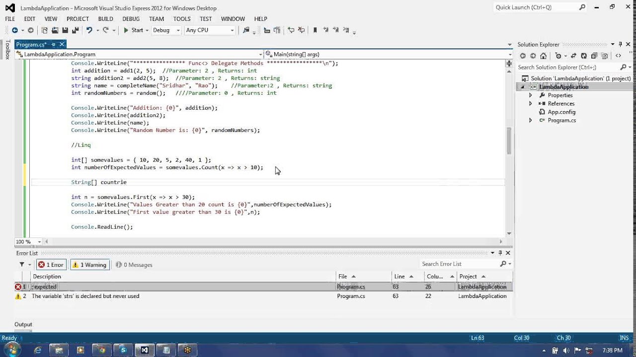 Linq Part 1 Youtube