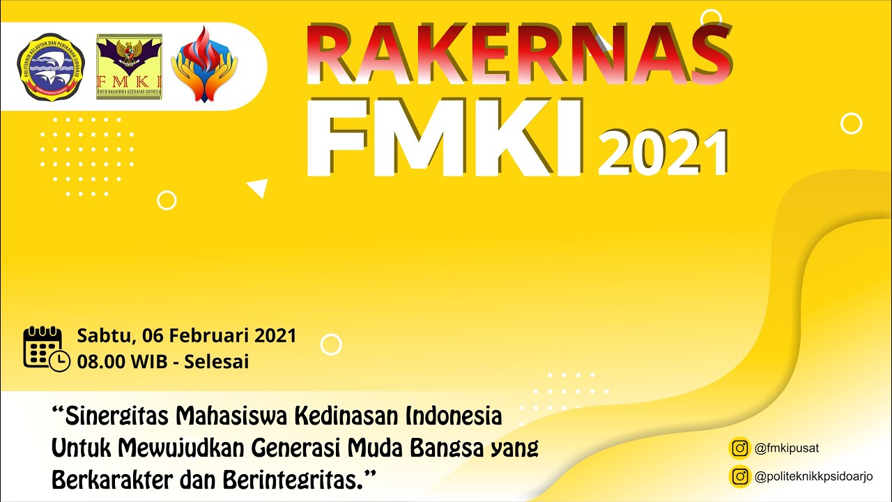 RAPAT KERJA NASIONAL FMKI 2021 PART 1 - YouTube