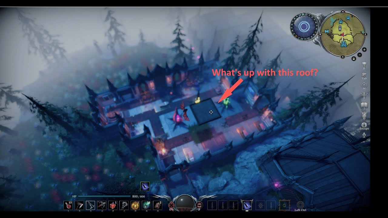 V Rising 2022 roof bug when moving castle heart up/down stair levels ...