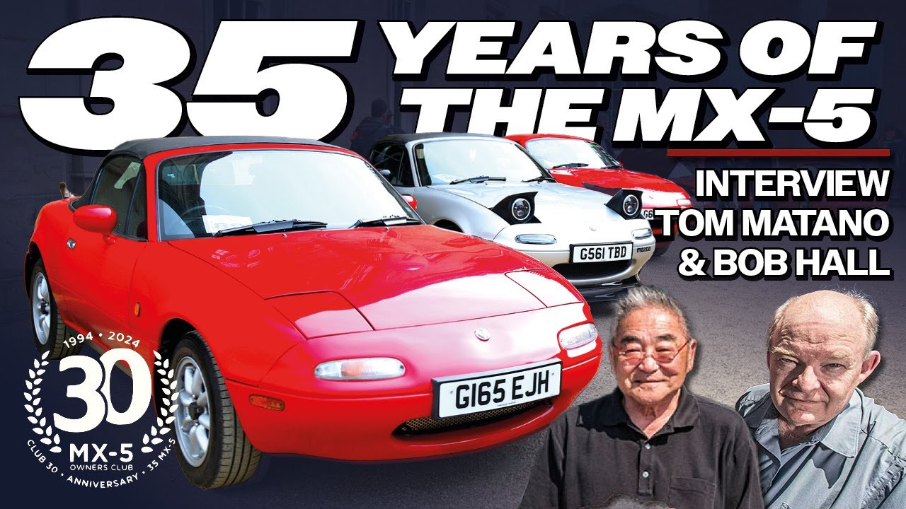 CELEBRATING 35 YEARS OF THE MX-5! With Tom Matano, Bob Hall and 2,500 ...