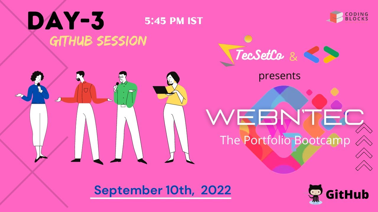 Webn'Tec Day 3 GitHub Session - YouTube