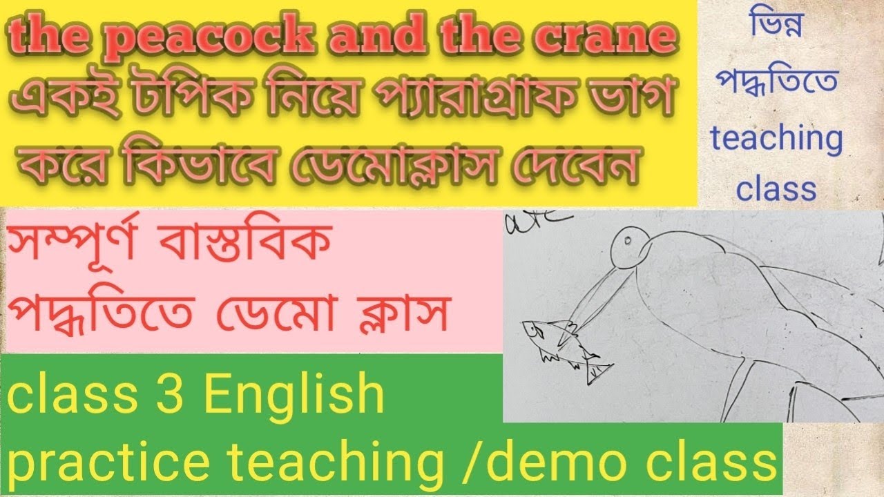 PRIMARY TET INTERVIEW PREPARATION/CLASS 3 ENGLISH/THE PEACOCK AND THE ...