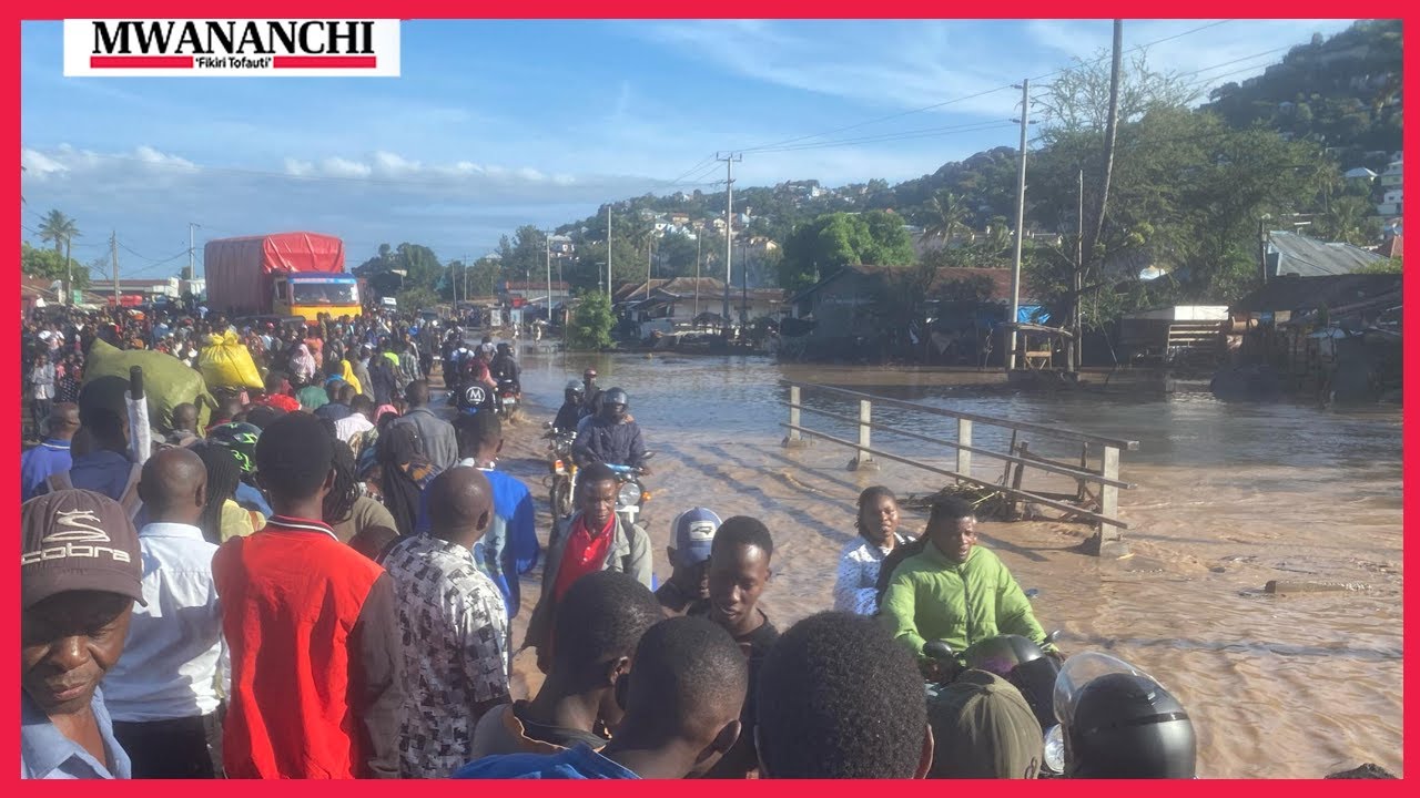 MVUA YAKATA MAWASILIANO KATI YA NYEGEZI NA MWANZA MJINI - YouTube