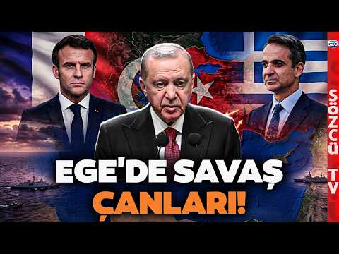 TÜRKİYE'Yİ HEDEF ALDILAR! Fransa ve Yunanistan'dan Ege'de Gizli Plan! Macron'dan Hadsiz Çıkış