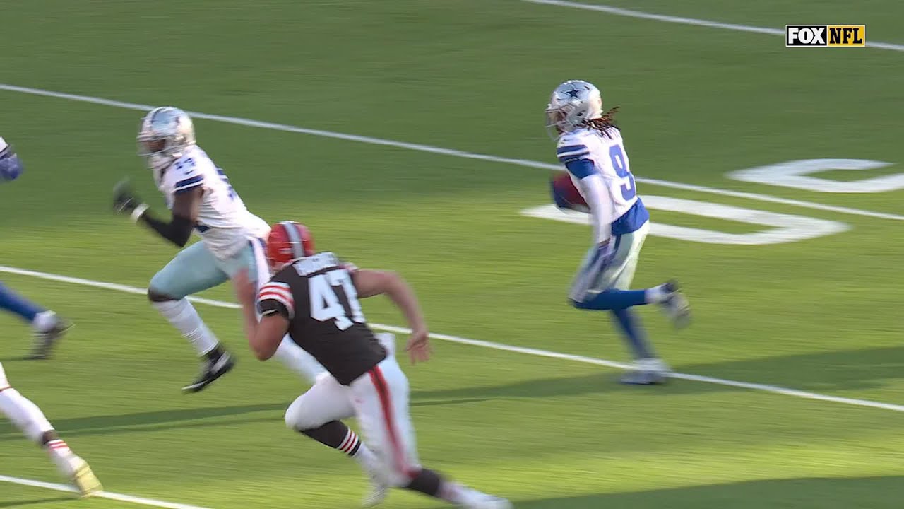 60-yard TD! KaVontae Turpin burns Browns with punt-return score - YouTube