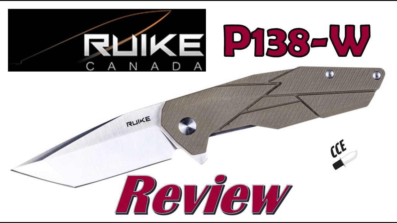 Ruike P138-W Review. New mid- 2017. The BEST Tanto Folder (for only ...