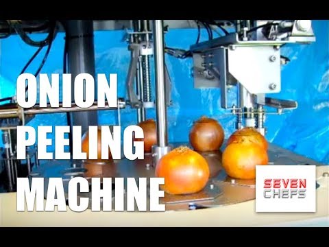 Seven Chefs Onion Peeler Machine - YouTube