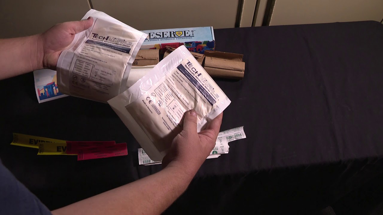 Here's what comes in an at-home rape kit - YouTube