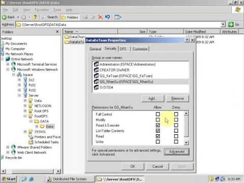 Hướng dẫn cấu hình DFS (Distributed File System) cho File server trên ...