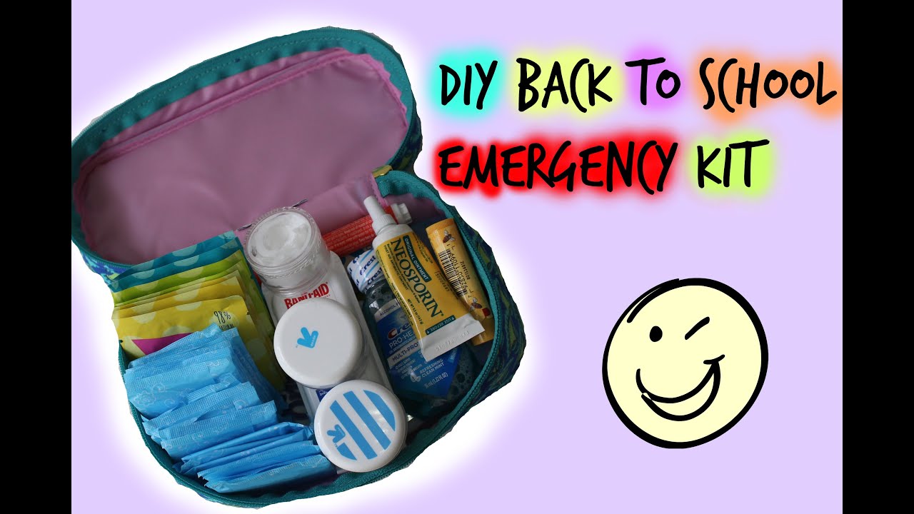 DIY back to school emergency kit! - YouTube