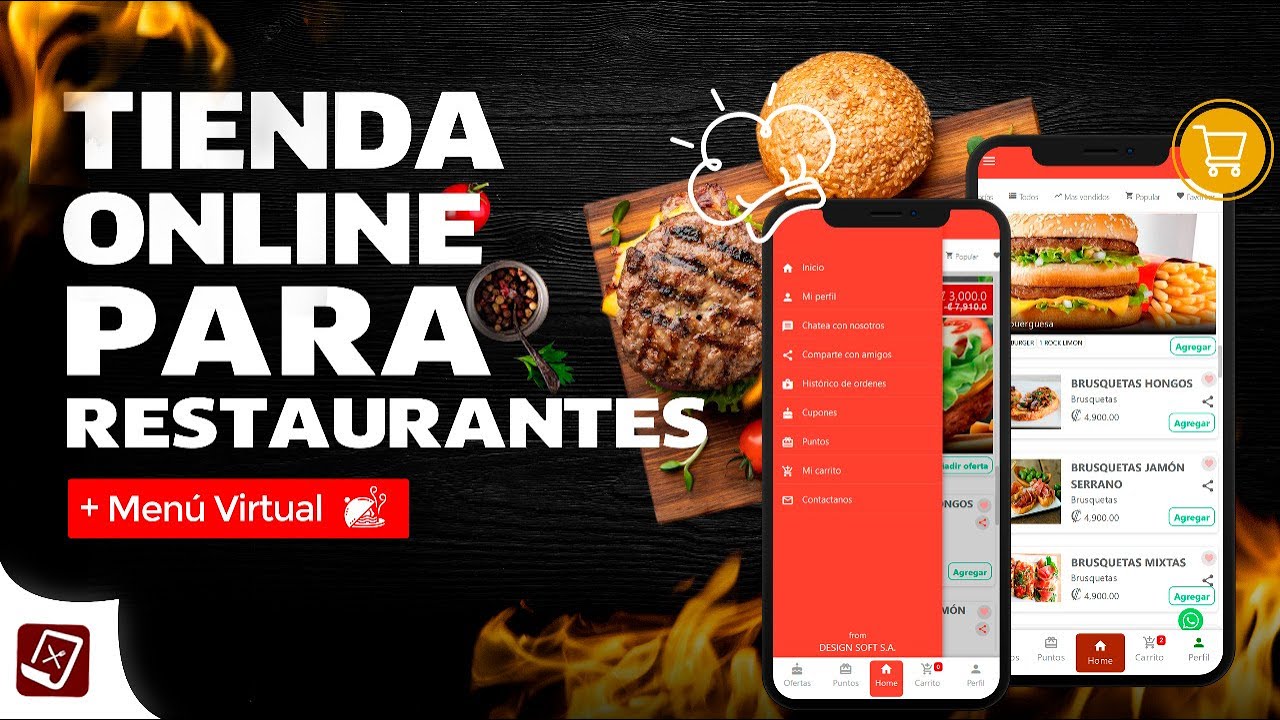 App para Restaurantes y Pedidos en Línea - POSMOVI Restaurante - YouTube