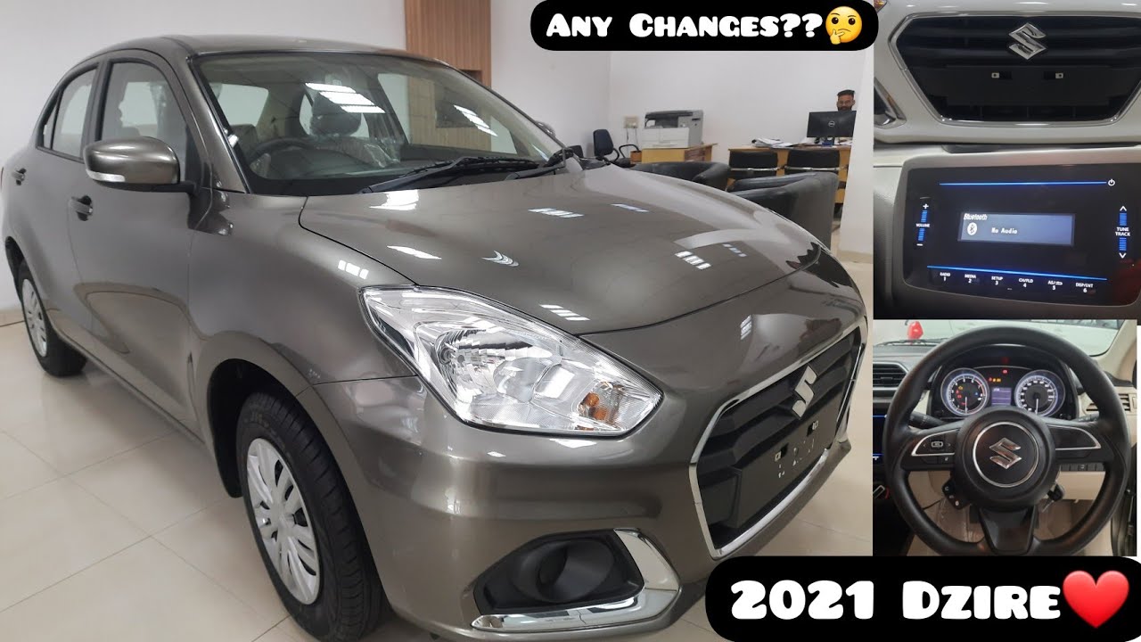 Maruti Suzuki Dzire 2021||VXI||Magma Grey Colour||Full Walkaround - YouTube
