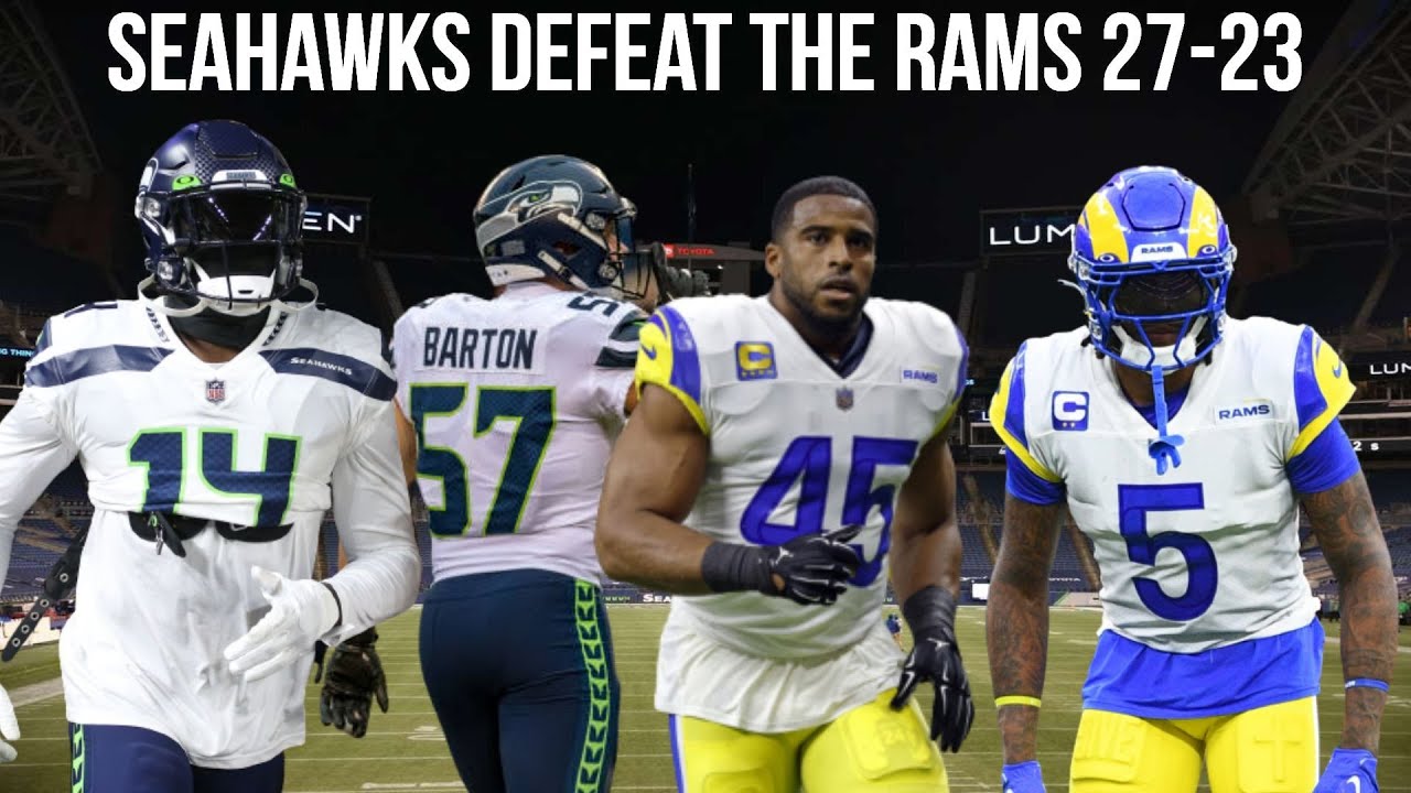 Seattle Seahawks 27 Los Angeles Rams 23: Geno Smith saves the season ...