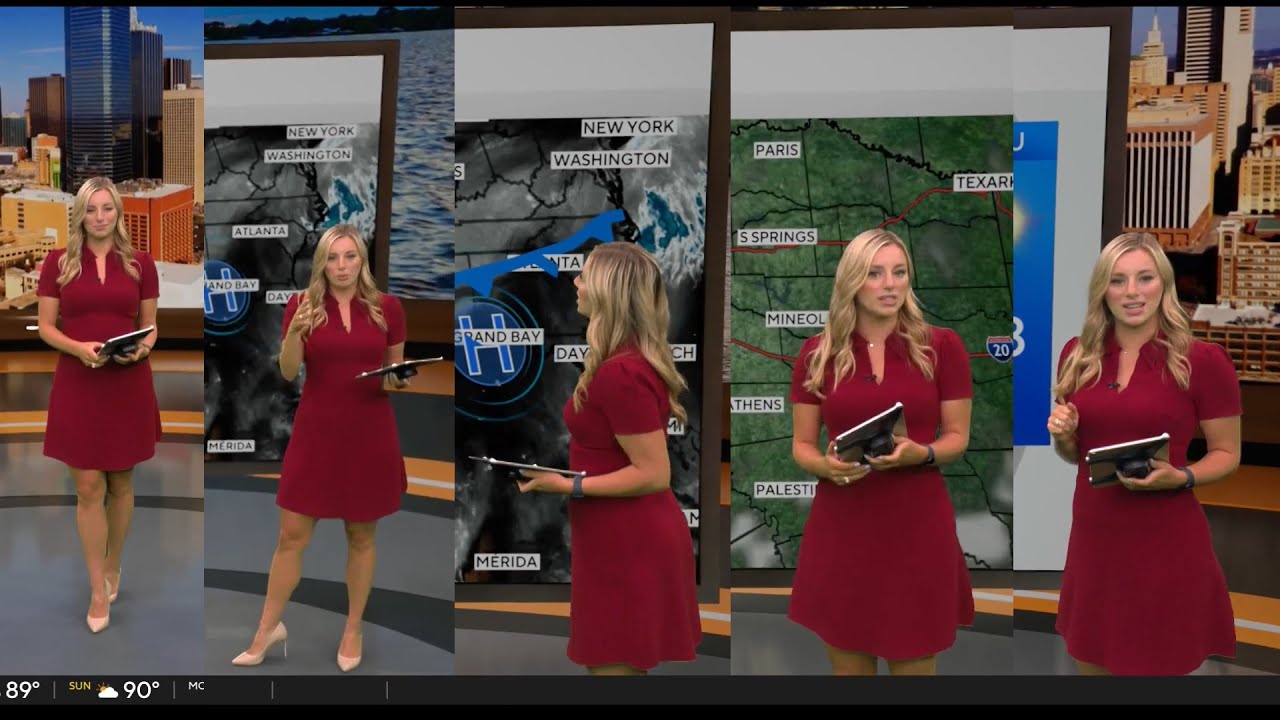 Lauren Bostwick with the Weather report for CBS11 Texas for August 1 ...
