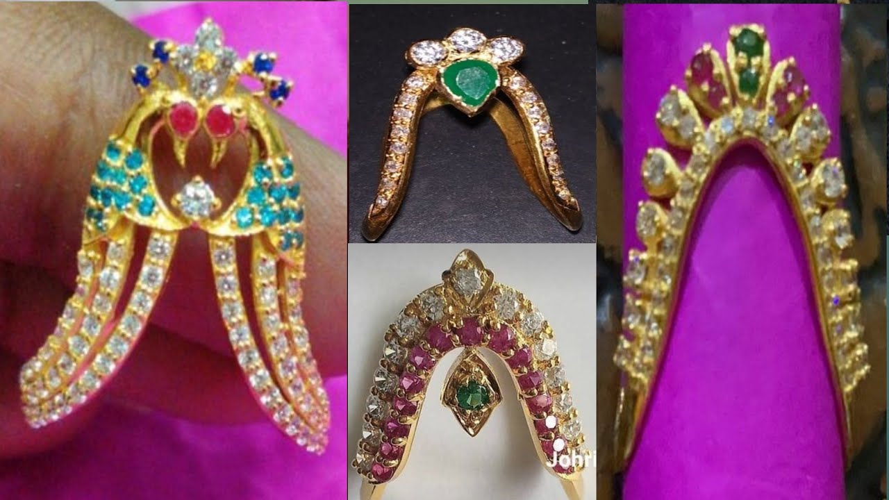 gold vanki ring design/ gold Kalyanam ring/gold prathanam ring - YouTube