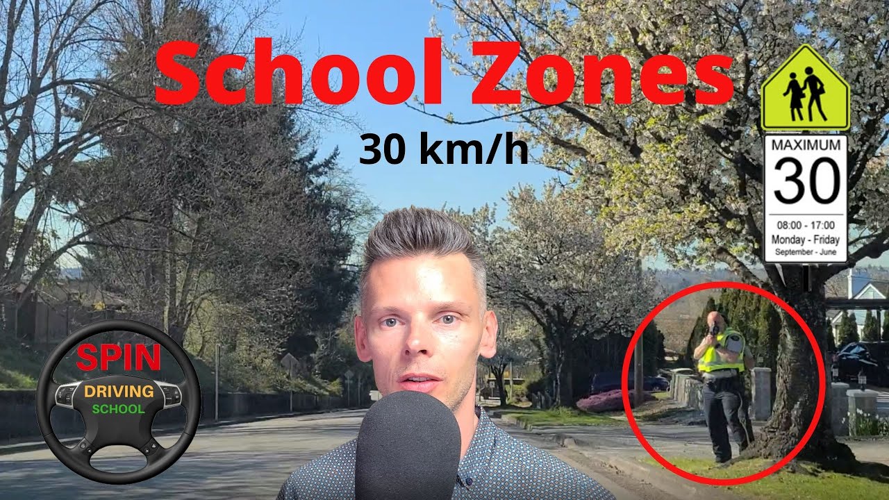 Driving through school zones 30km, Park Zones [BURNABY BC] - YouTube