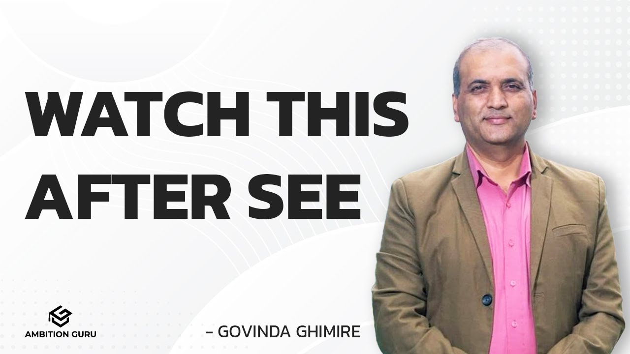 What to do after SEE? | Consultation and Guidance | Govinda Ghimire ...