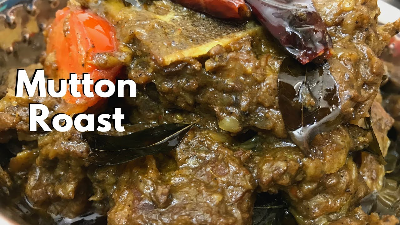 Nadan Mutton Roast Kerala Style | Mutton Roast Recipe | Lamb Chops ...