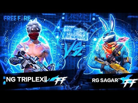 NG TRIPLEX|| vs RG SAGAR😱👽🗿 || One Tap OP gameplay || @garenaFreefire #Totalgaming @zeroxff ...
