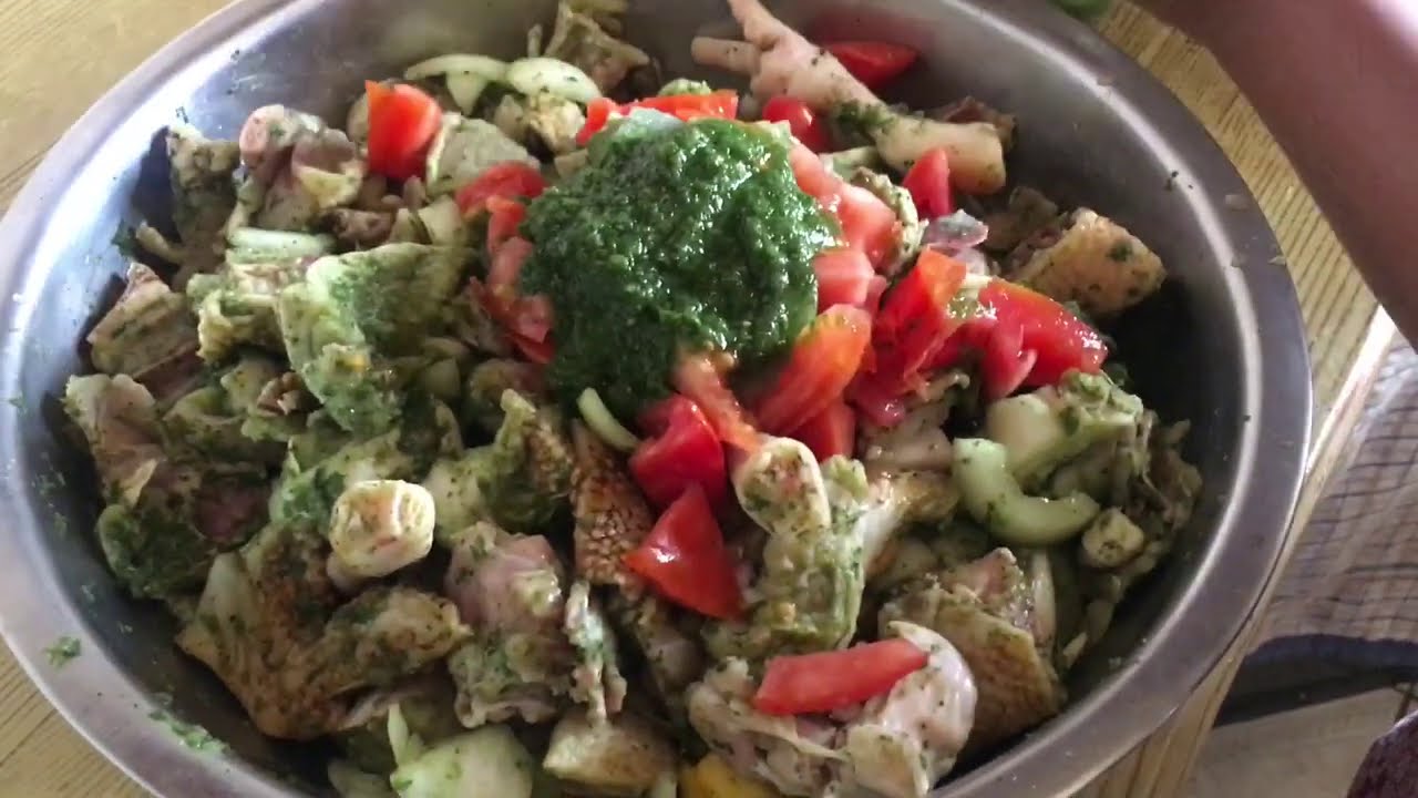 Curried Layers (hard fowl or home fowl) Rice and Dhal #sundaylunch # ...