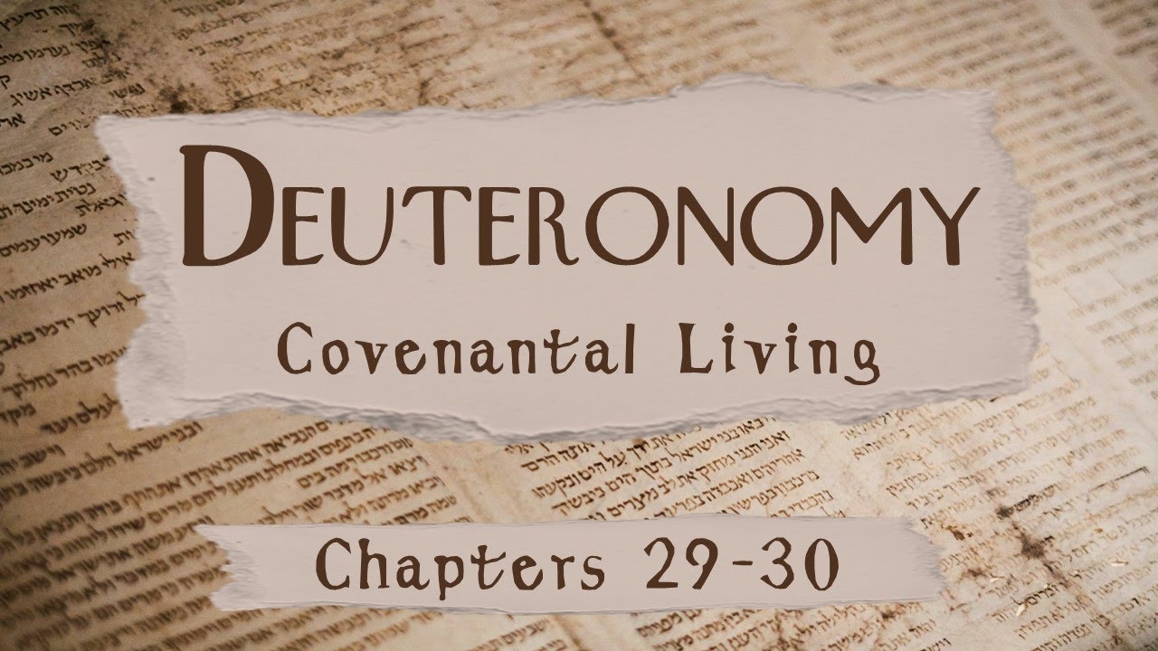 Deuteronomy 29-30 (a) - October 20, 2024 - YouTube