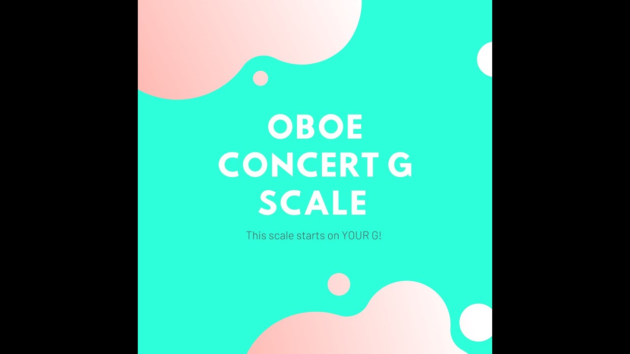 Oboe Concert G Scale Guide - YouTube