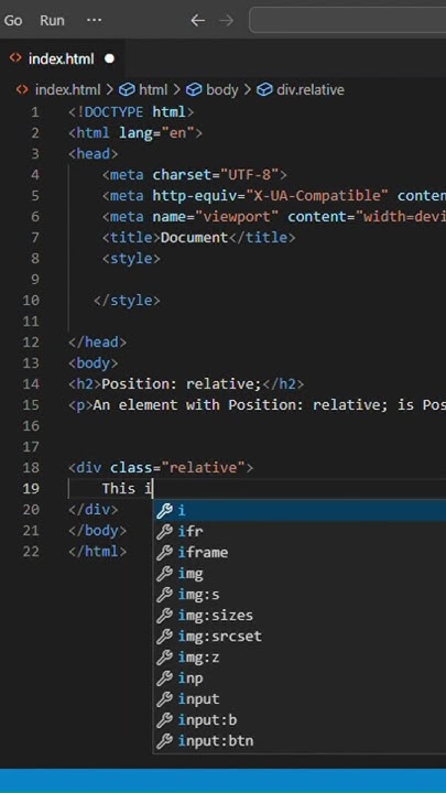 #Create Position: Relative Border In Html #coding #viral #html #html5 #dailyshorts #basichtml ...