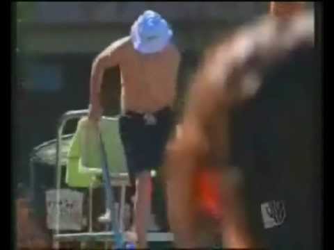 Crazy Lifeguard pee in the pool