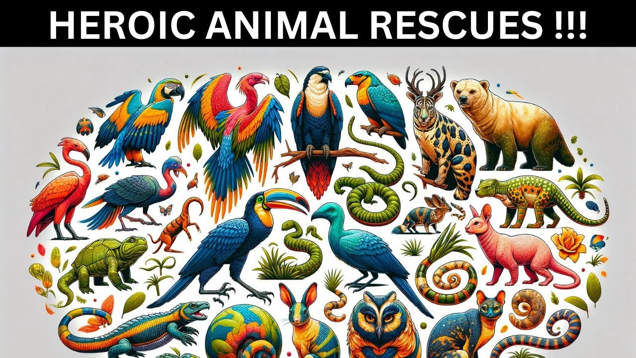 Top 10 Most Heroic Animal Rescues - YouTube
